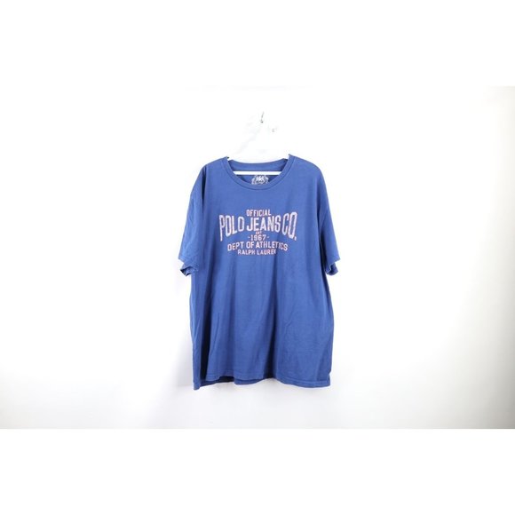 Ralph Lauren | Shirts | Vintage Ralph Lauren Mens Xl Faded Block Letter ...